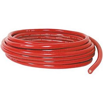 Red Battery Cable Coil, 4/0 ( 25 ft) | Industry Electric