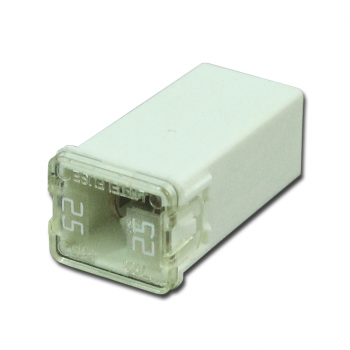 25 amp JCASE Cartridge Standard Fuse ( White) | Industry Electric