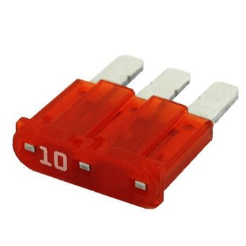 10 Amp Micro-3 style blade fuse ( Red) | Industry Electric